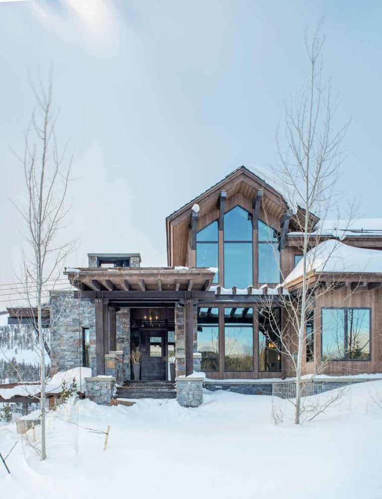 Mountain Peek | Modern Rustic Home in Montana | Wowow Home Magazine