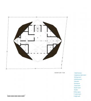 Origami House | Home with an Origami-Like Roof | Wowow Home Magazine