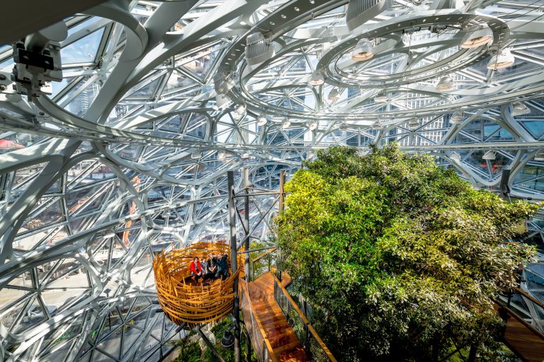 The Spheres in the New Amazon Headquarters | Wowow Home Magazine