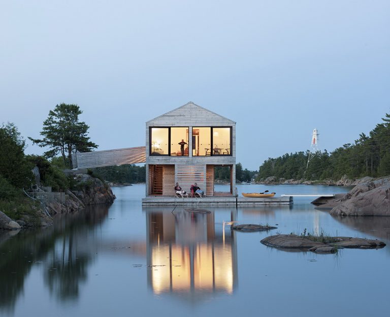 Floating House | Wooden Cabin by MOS Architects | Wowow Home Magazine