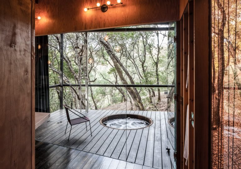 Forest House | Complex of Nine One-Room Cabins by Envelope A+D