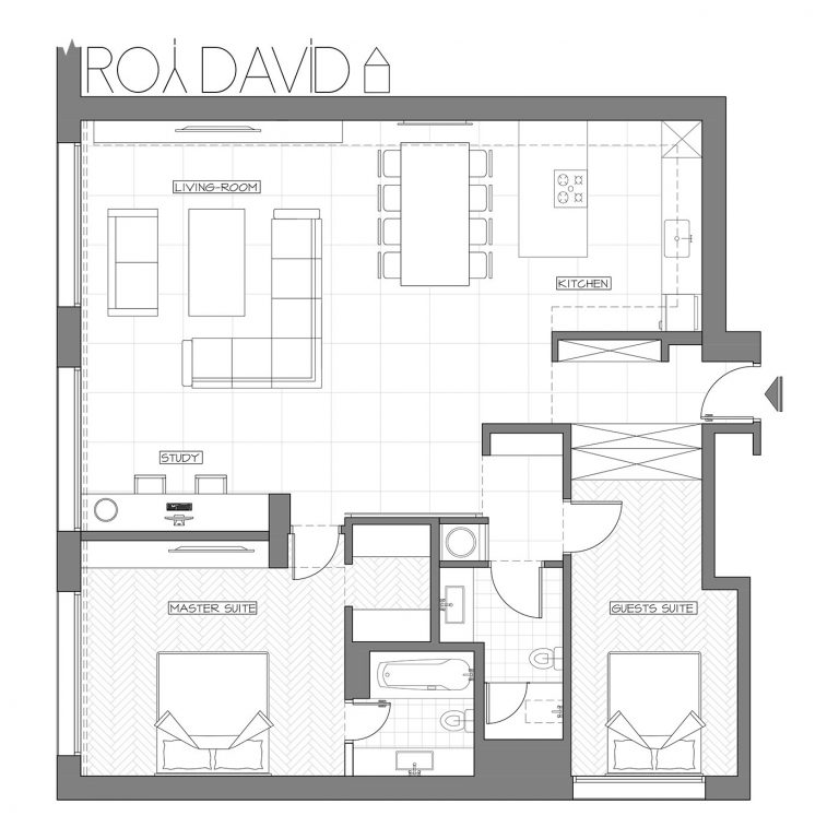 King David Luxury Apartment by Roy David Studio | Wowow Home Magazine
