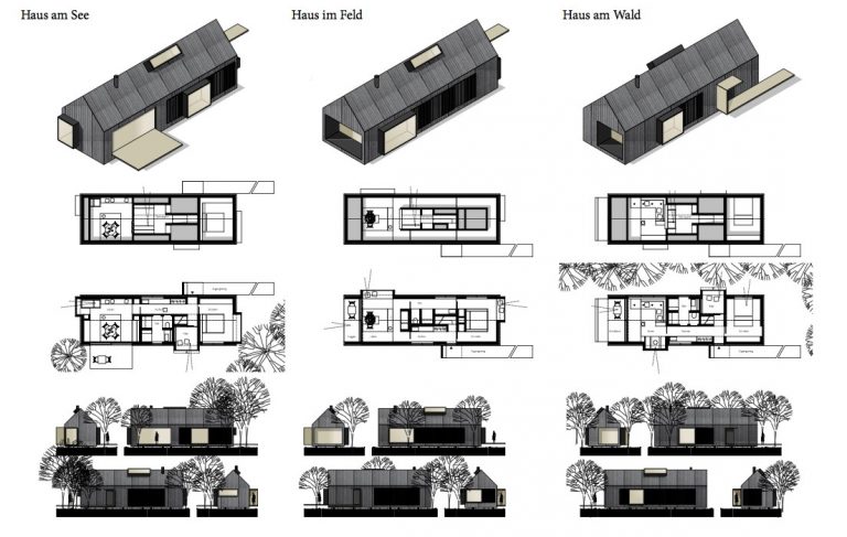 Longhouses | Holiday Cottages by Format Elf Architekten | Wowow, Home!