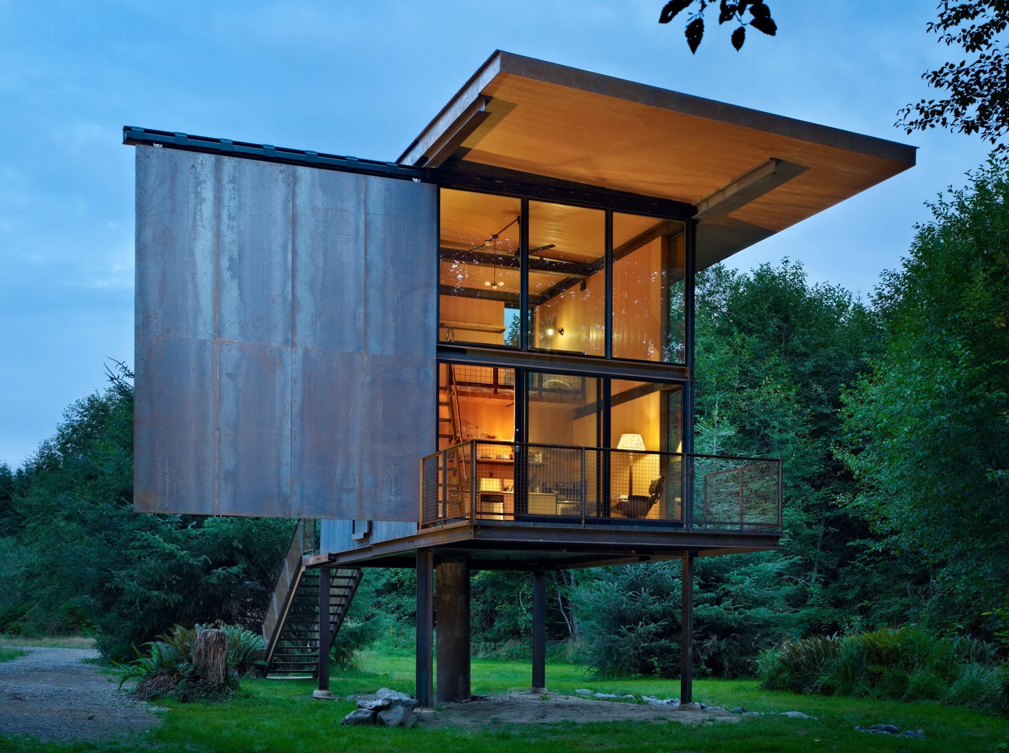 Mountain-Style A-Frame Cabin by Todd Gordon Mather Architect | Wowow ...