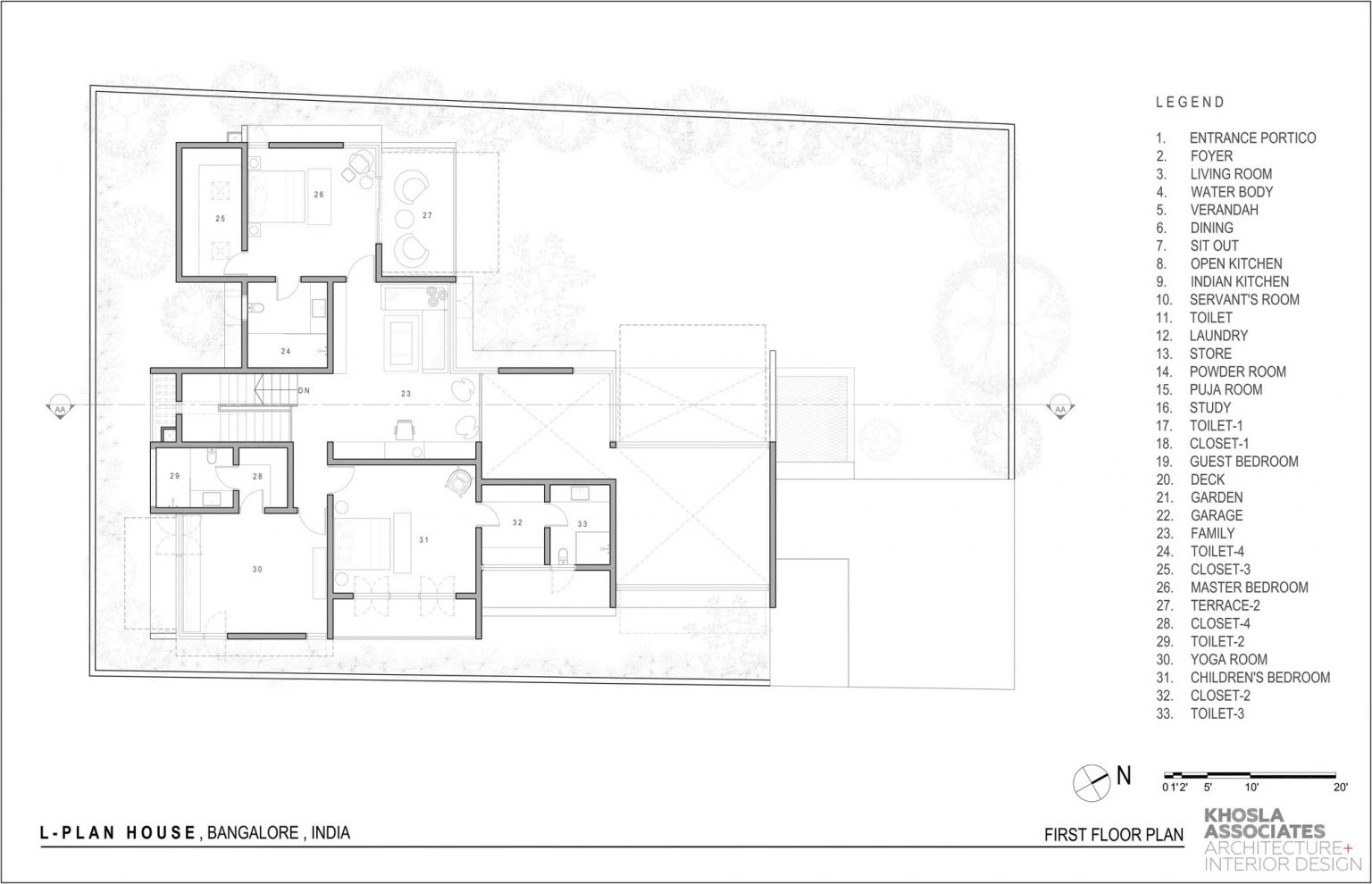 L- Plan House by Khosla Associates | Wowow Home Magazine