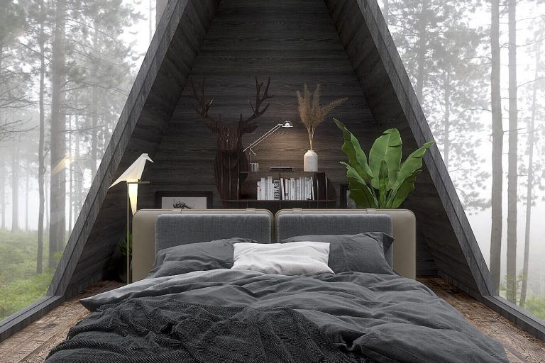 Mountain-Style A-Frame Cabin by Todd Gordon Mather Architect | Wowow ...