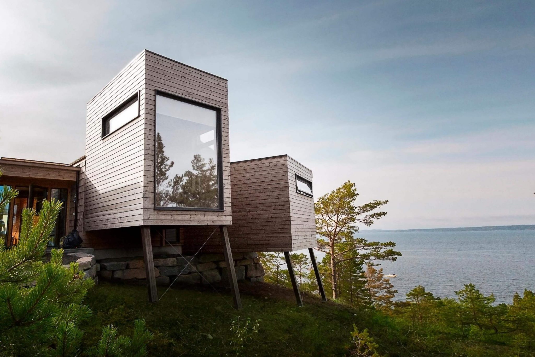 Mountain-Style A-Frame Cabin by Todd Gordon Mather Architect | Wowow ...